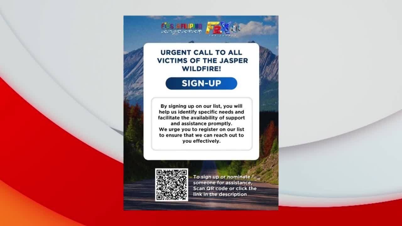 Tulong para sa mga Jasper Evacuees galing sa Fiesta Filipino sa Calgary ...