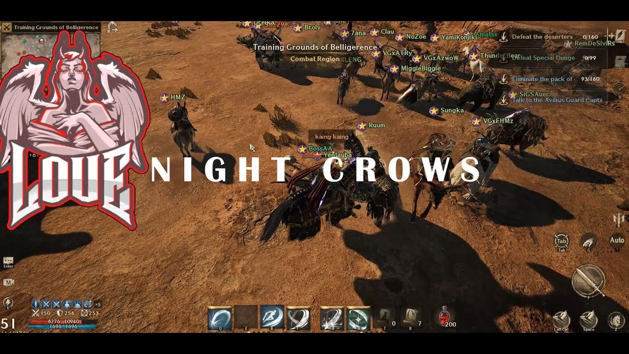 Night Crows PVP 1 - YouTube