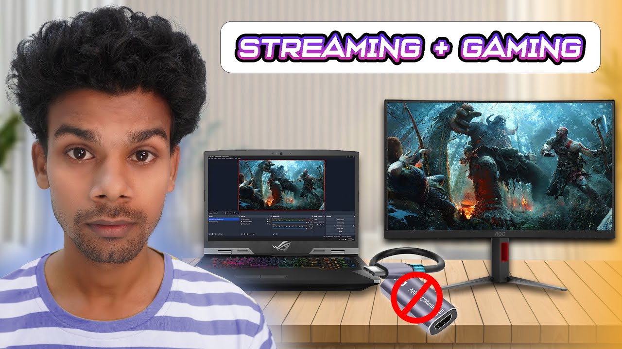 Dual pc Live streaming Setup without Capture card - YouTube