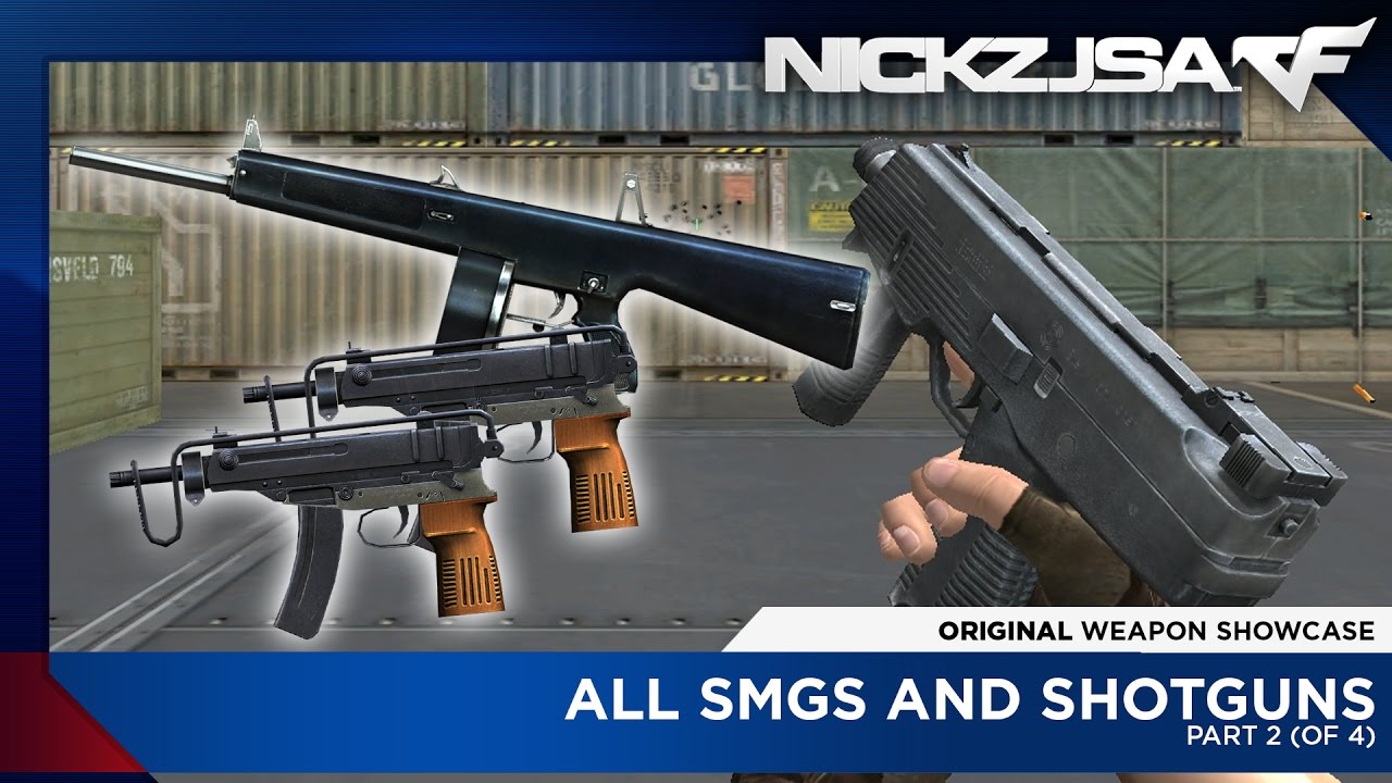 Part 2: All SMGs and Shotguns in CROSSFIRE | All Original Weapon ...