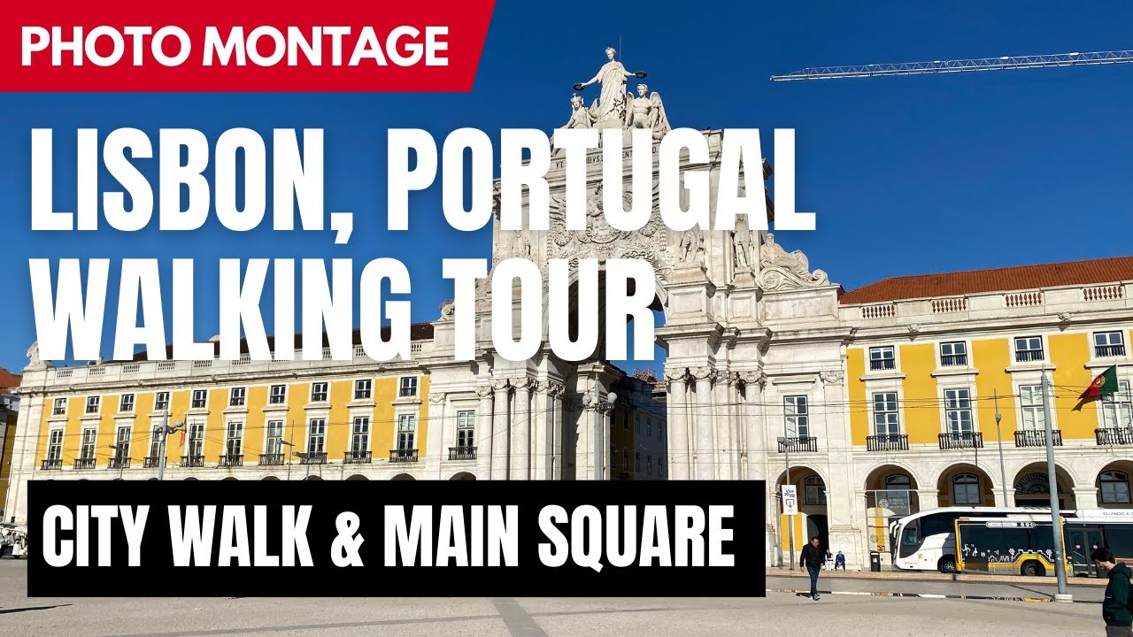 LISBON, PORTUGAL - City Walk & Main Square - YouTube