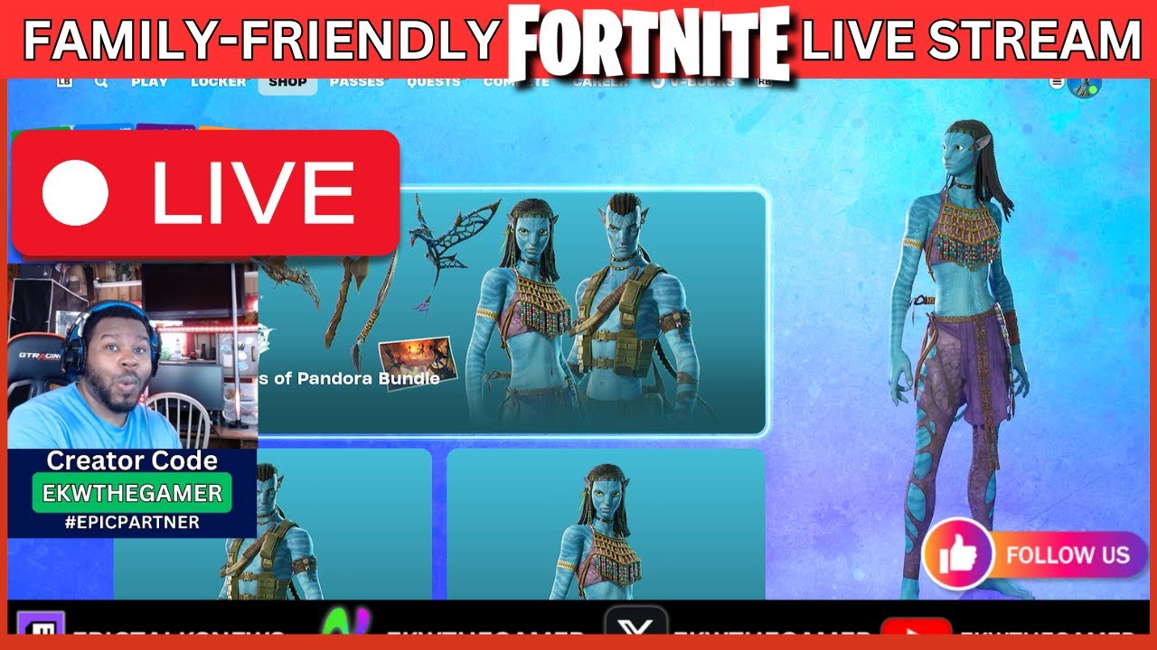 FORTNITE AVATAR COLLAB SUPER STREAM! - YouTube