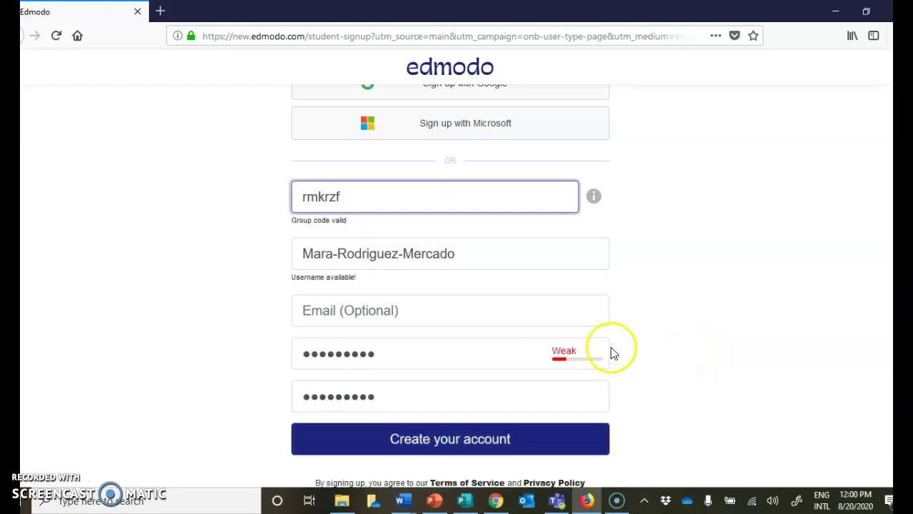 Entrada a Edmodo por estudiante - YouTube