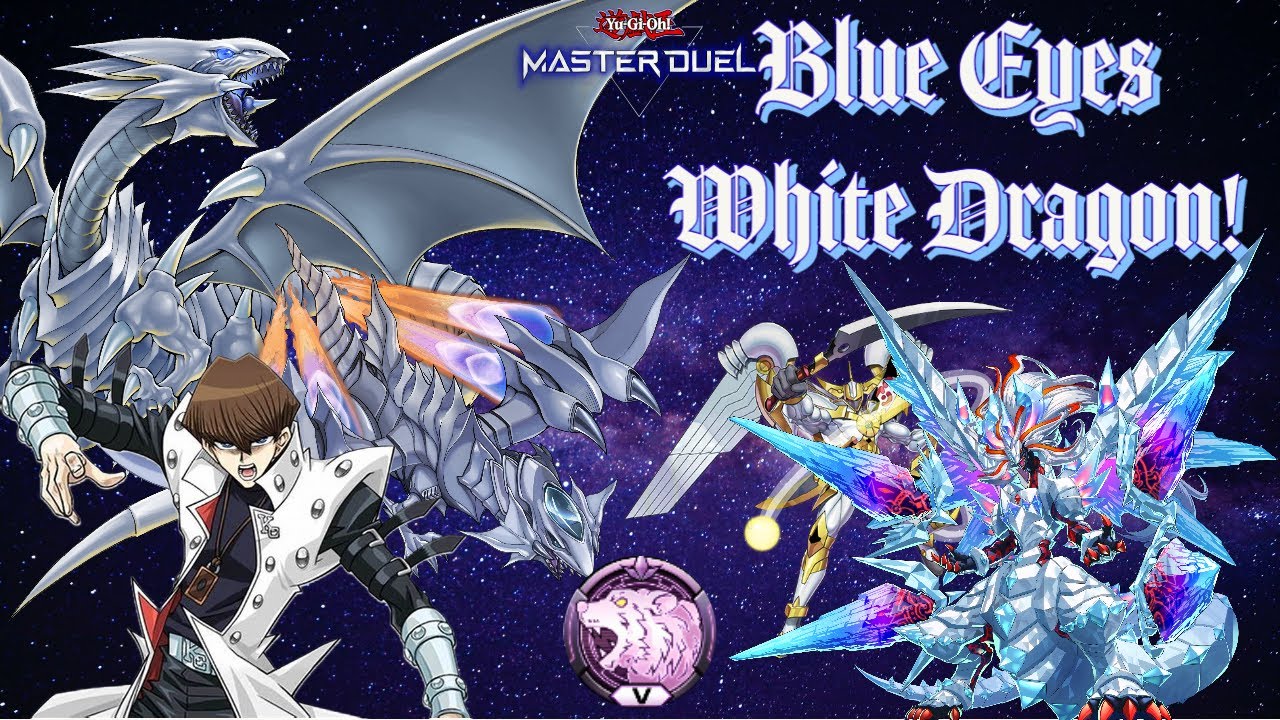 The BLUE EYES WHITE DRAGON out DESTROYING the Diamond Ladder! | Yu-Gi ...