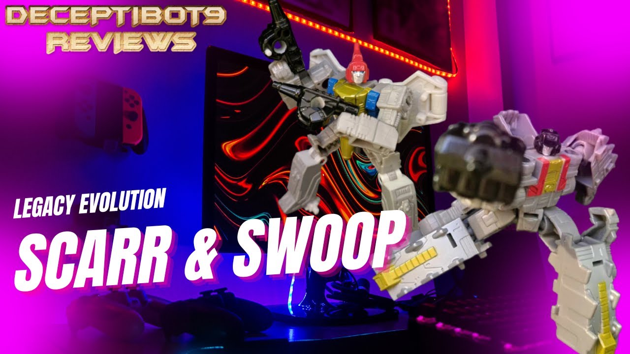 Transformers Legacy Core Class Scarr and Swoop Review! | deceptibot9 ...