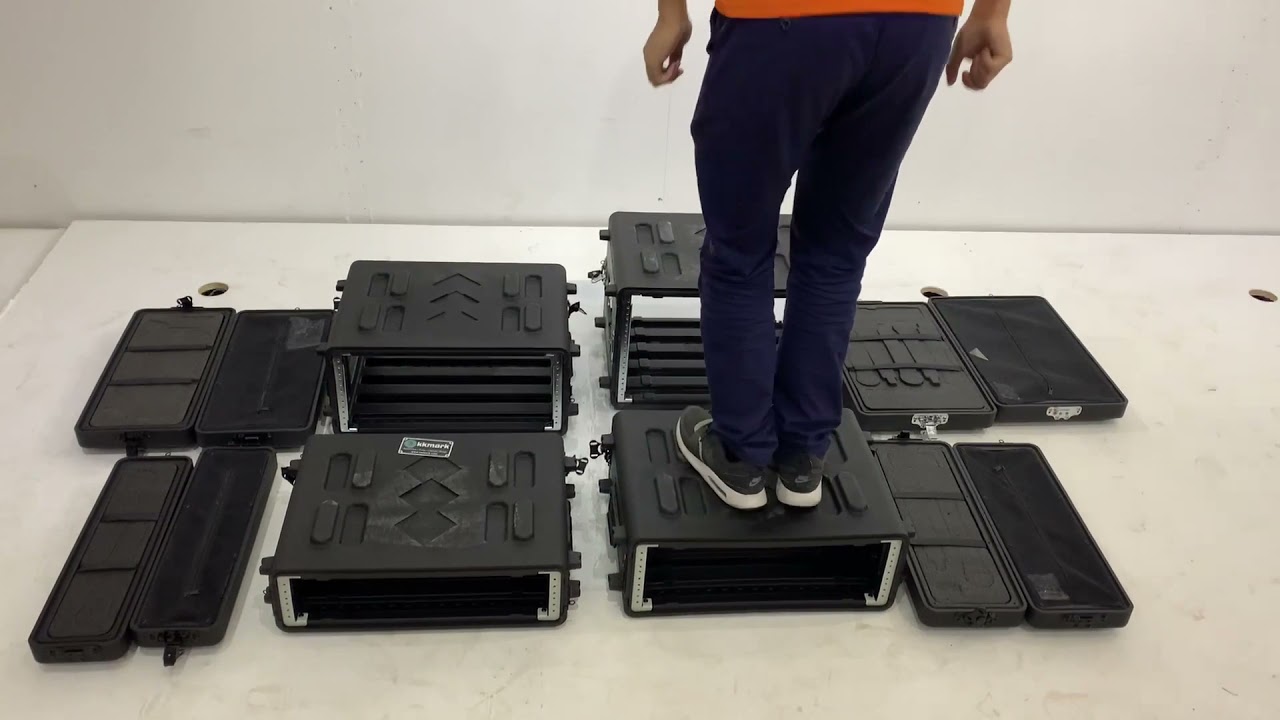 Detachable HDPE Rack flight cases High quality plastic flight cases ...