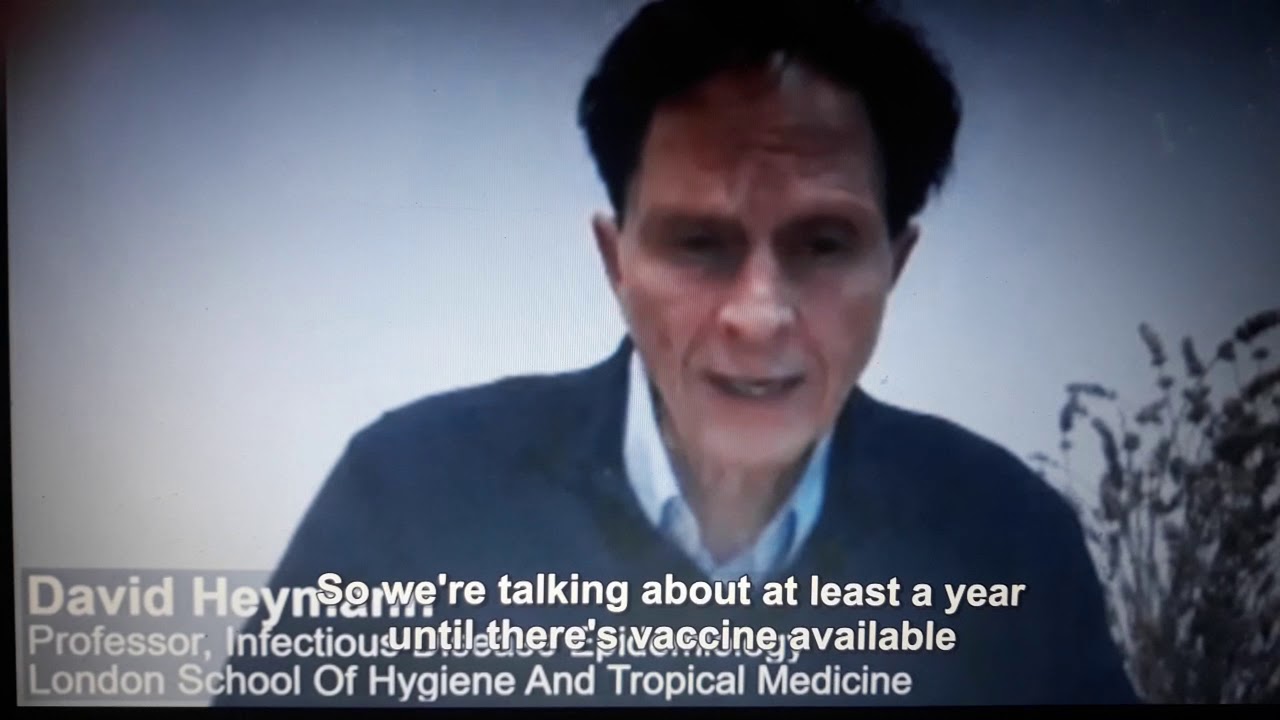 coronavirus information with professor David Heymann part 2 - YouTube