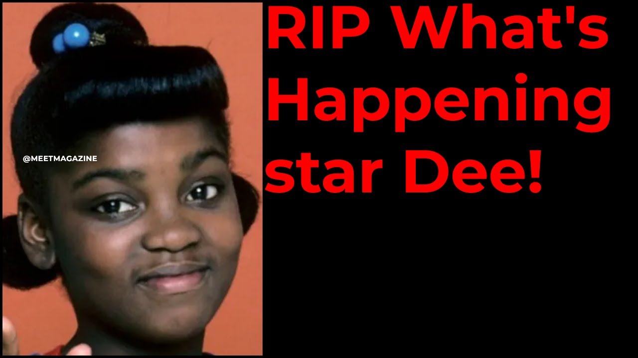 RIP What's Happening Star Dee Thomas! Dead at 60! Danielle Spencer! # ...