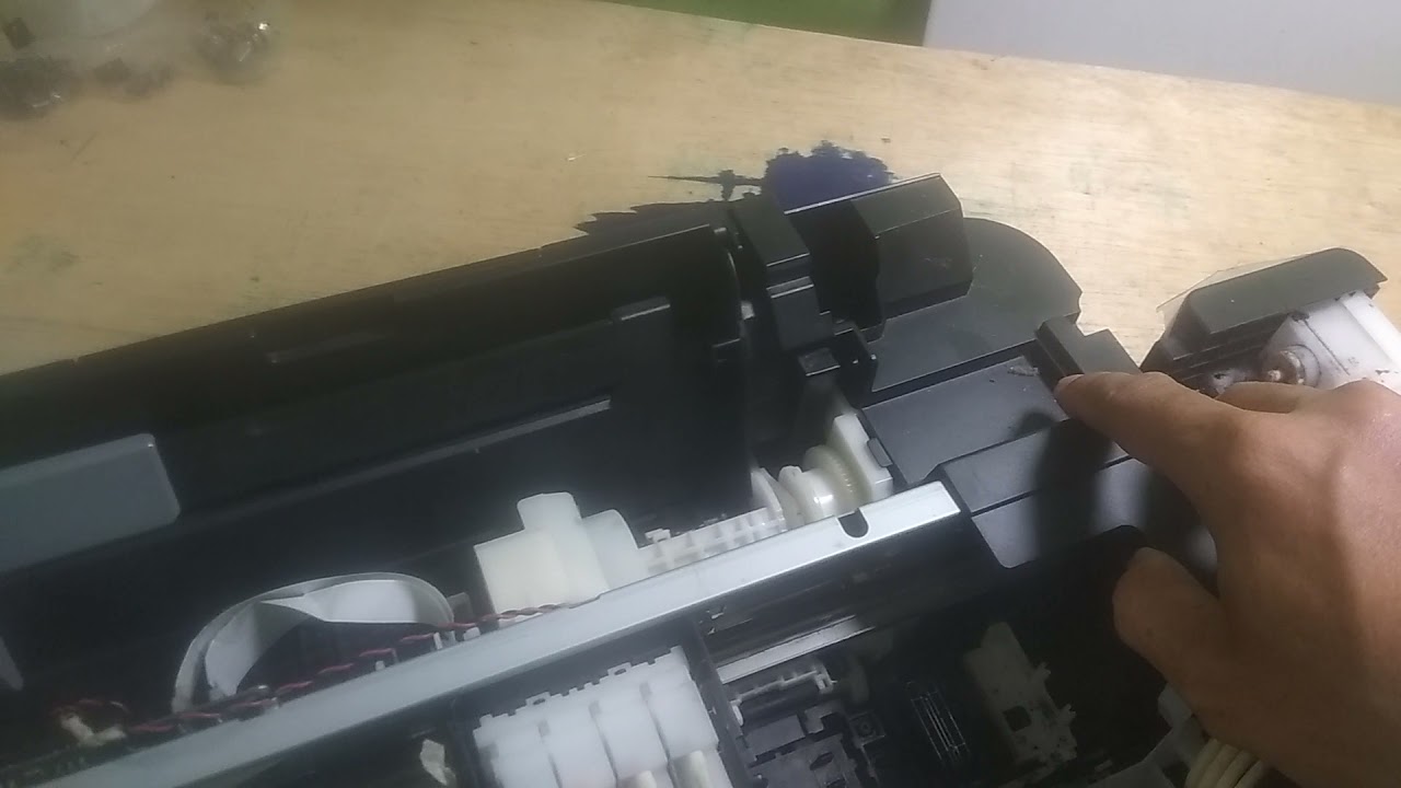 Cara bongkar printer Epson L360 - YouTube