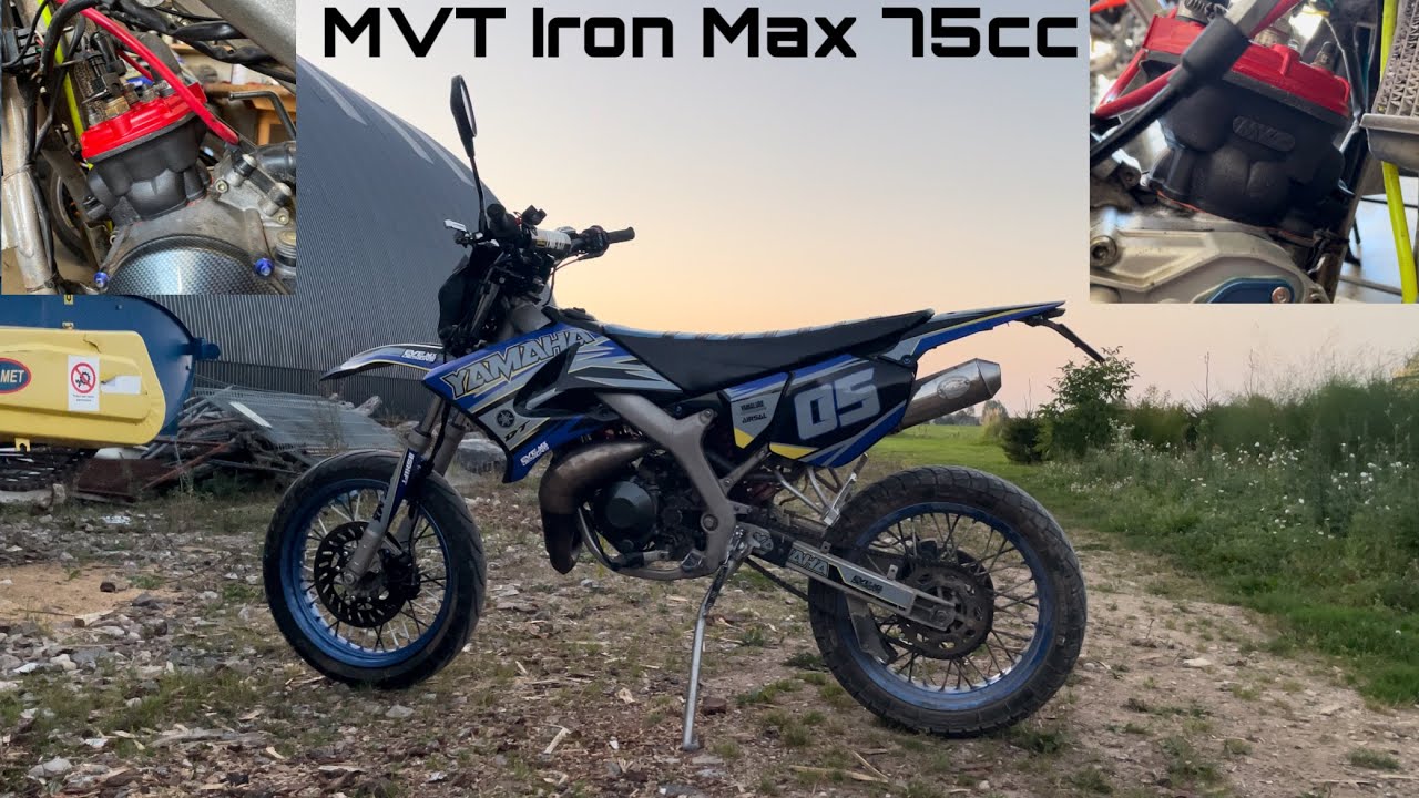 Yamaha DT top end rebuild (MVT Iron Max 75cc) - YouTube