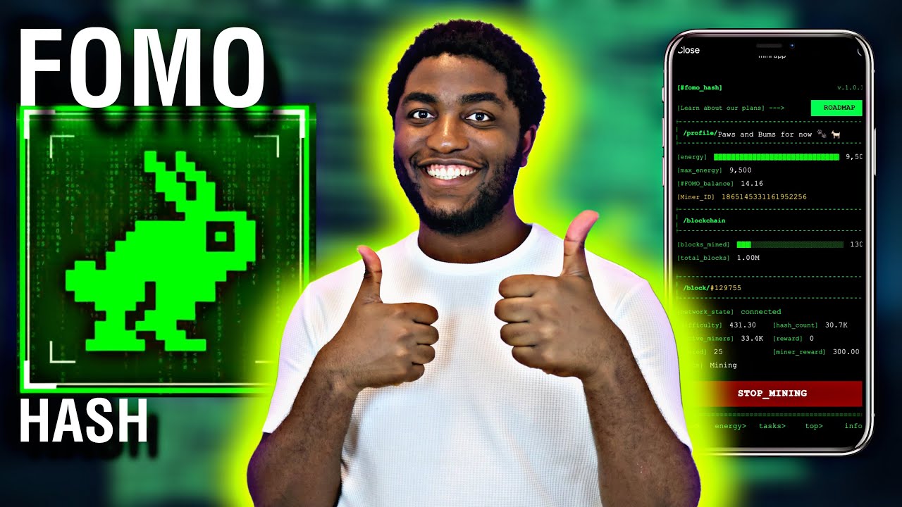 FOMO Hash Airdrop Guide: How to Mine, Rank Up Fast & Maximize Your Tokens! - YouTube
