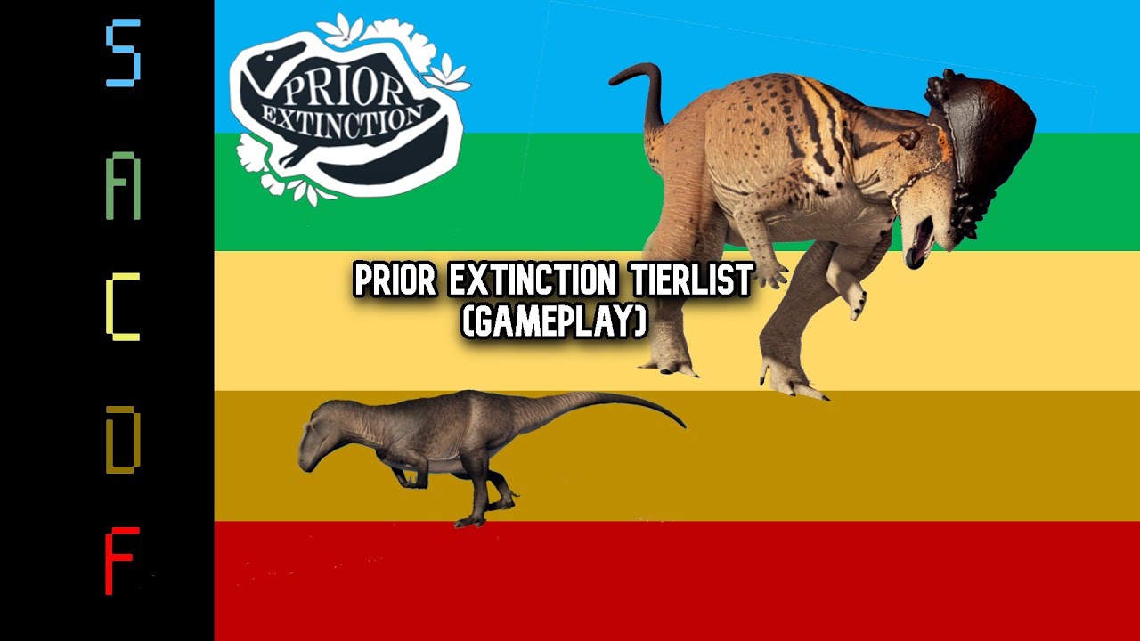 PRIOR EXTINCTION TIERLIST (roblox prior extinction) - YouTube