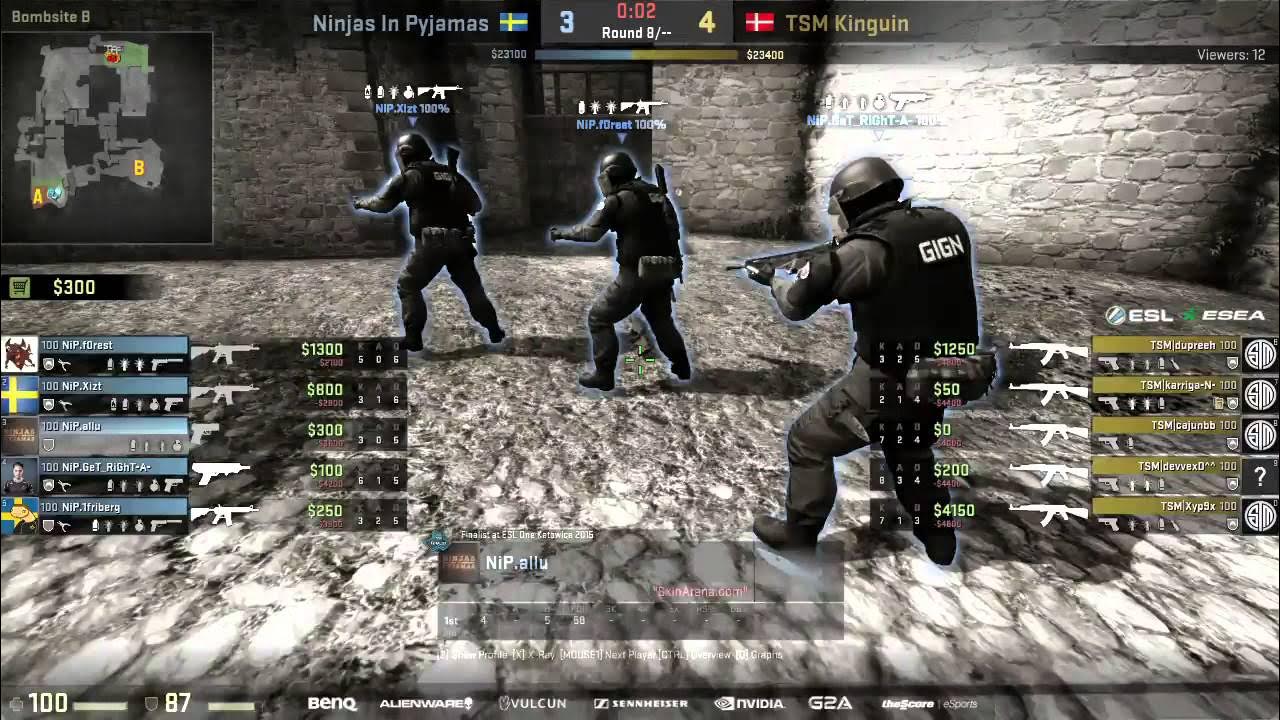 CS:GO NiP vs TSM (cobblestone) - ESL ESEA Pro League Season 2 - YouTube