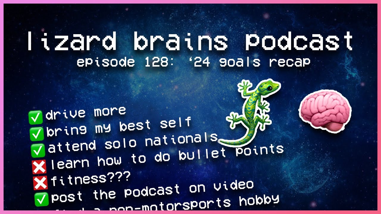 Lizard Brains Podcast Episode 128: Looking Back On our 2024 Goals - YouTube