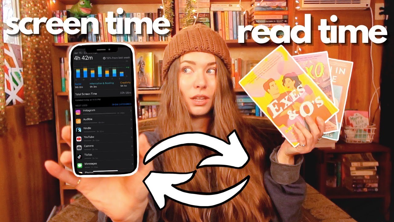Swapping screen time for reading time // 28 hours of reading in 7 days ...