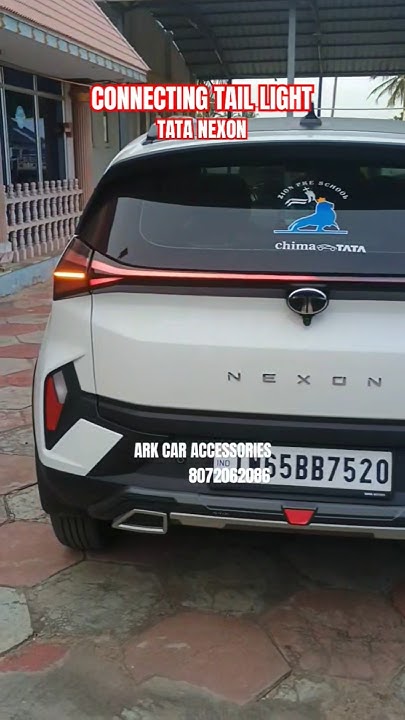 CONNECTING TAIL LIGHT (TATA NEXON)#nexonconnectingtaillight #nexonfacelift #nexonmodification # ...