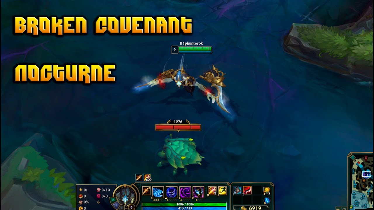 Broken Covenant Nocturne Skin - League of Legends - YouTube