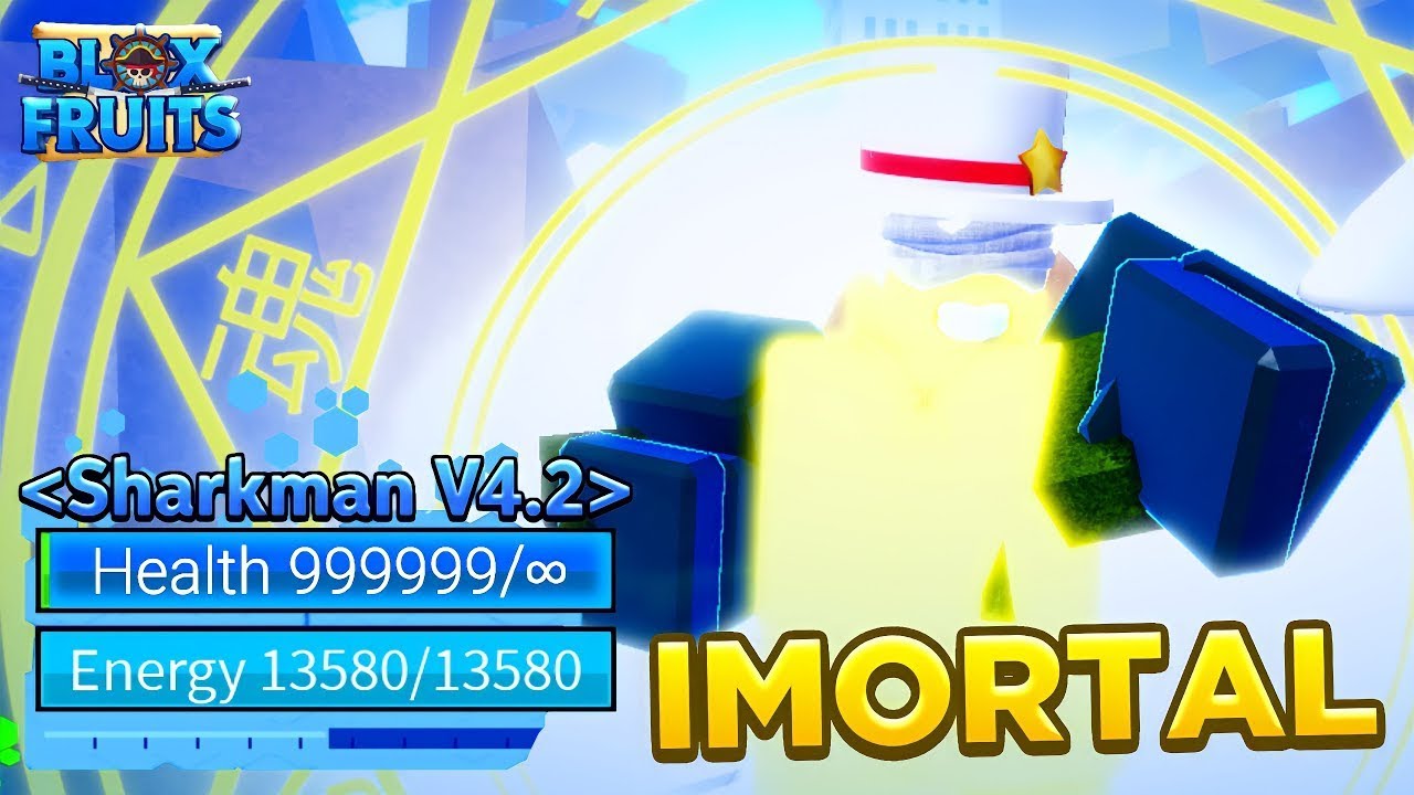 Jogando blox fruits: A minha jornada até a sharkman v4 - YouTube