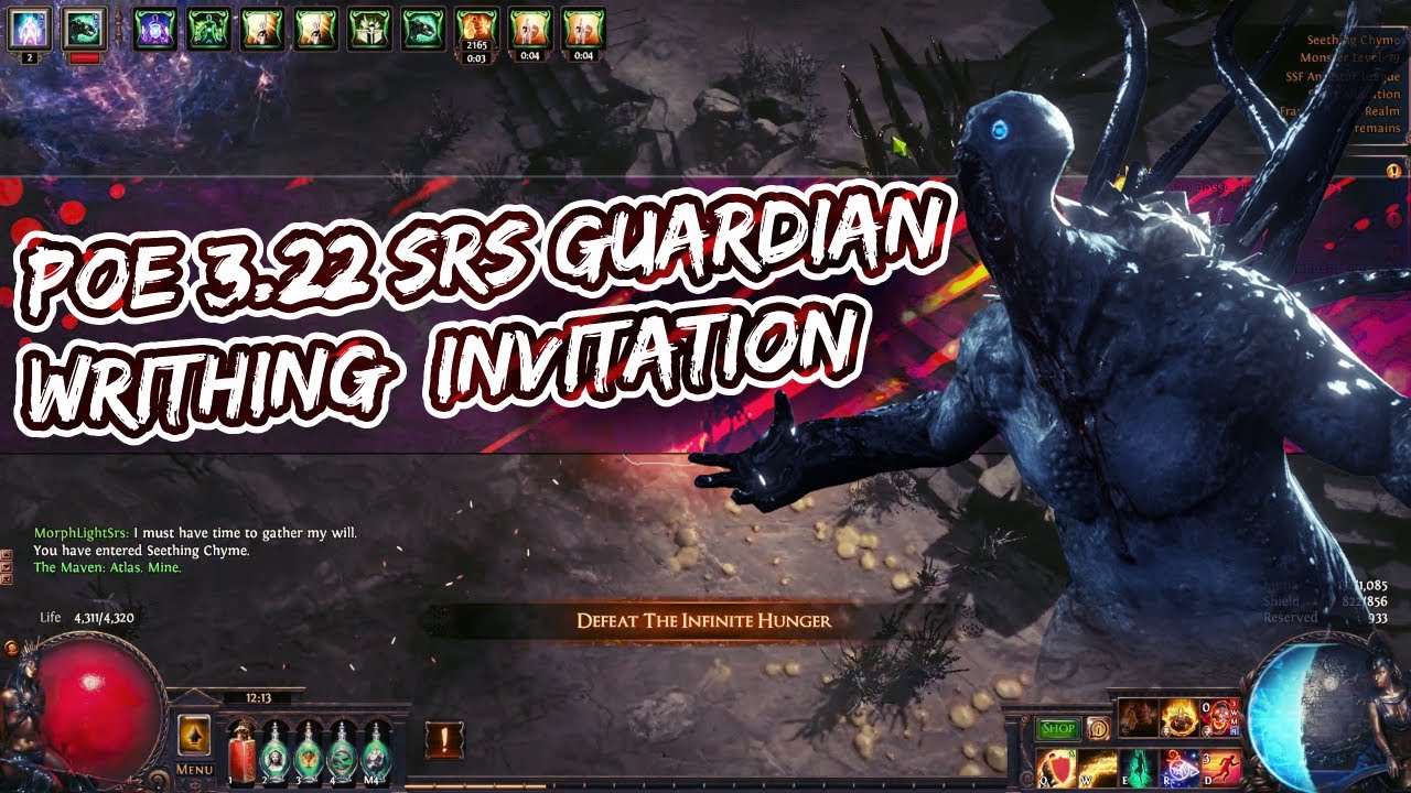 Poe 3.22 Trial Of The Ancestors - SrS Guardian Writhing Invitation ...