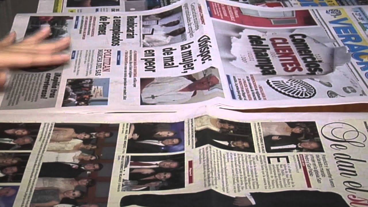 Aprende con Veva ¿Cómo se hace un periódico? - YouTube