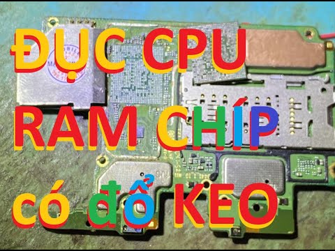 Cách tháo IC đổ keo | cách đục ic đổ keo | hướng dẫn tháo IC có keo ...