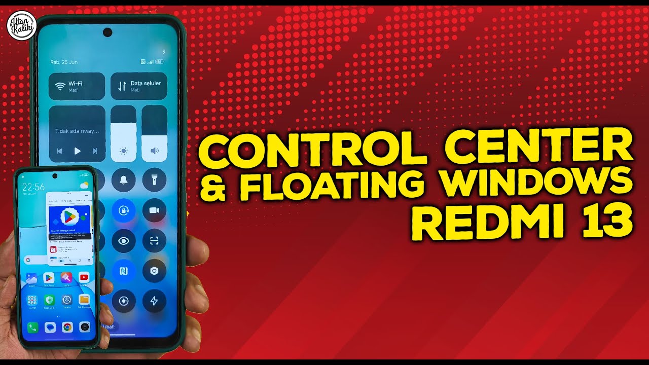 KEREN! Cara Pasang CONTROL CENTER TRANSPARAN BLUR, FLOATING WINDOWS ...