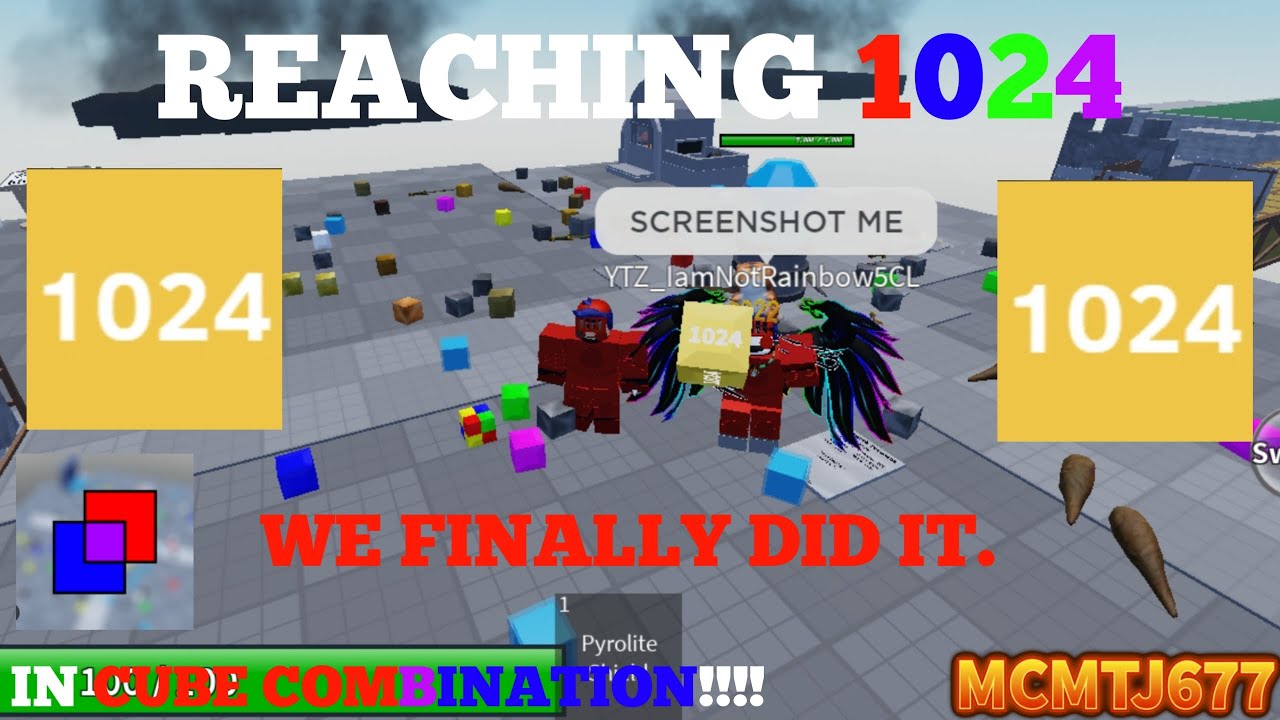 Reaching 1 0 2 4 In Cube Combination - YouTube