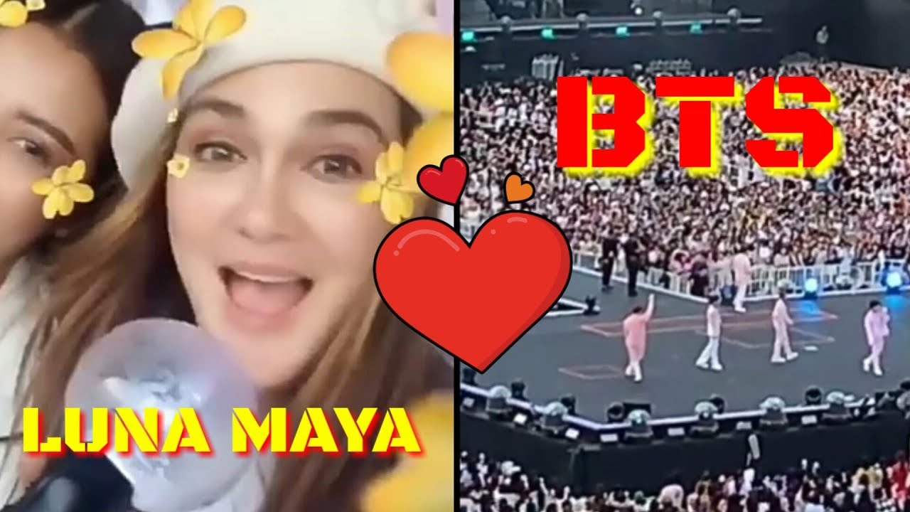 LUNA MAYA Histeris Lagi Nonton Concert BTS di Japan - YouTube