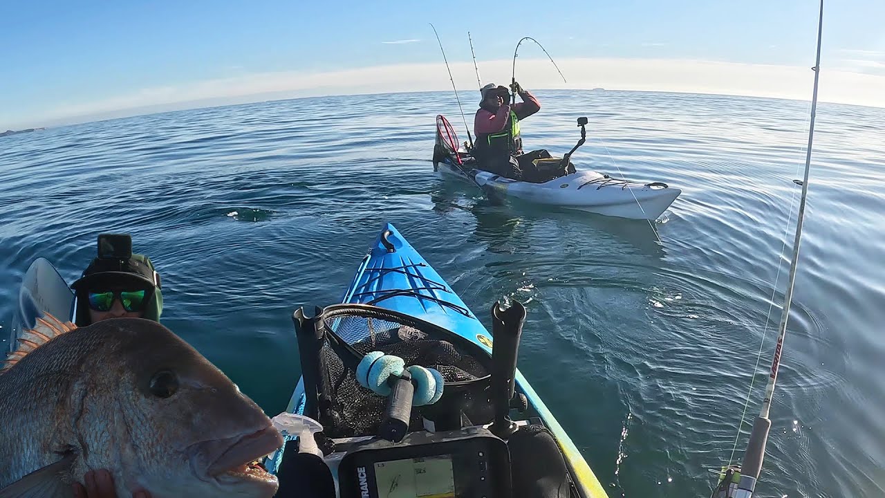 Kayak Fishing Adventure: Reeling In Massive Snapper! - YouTube