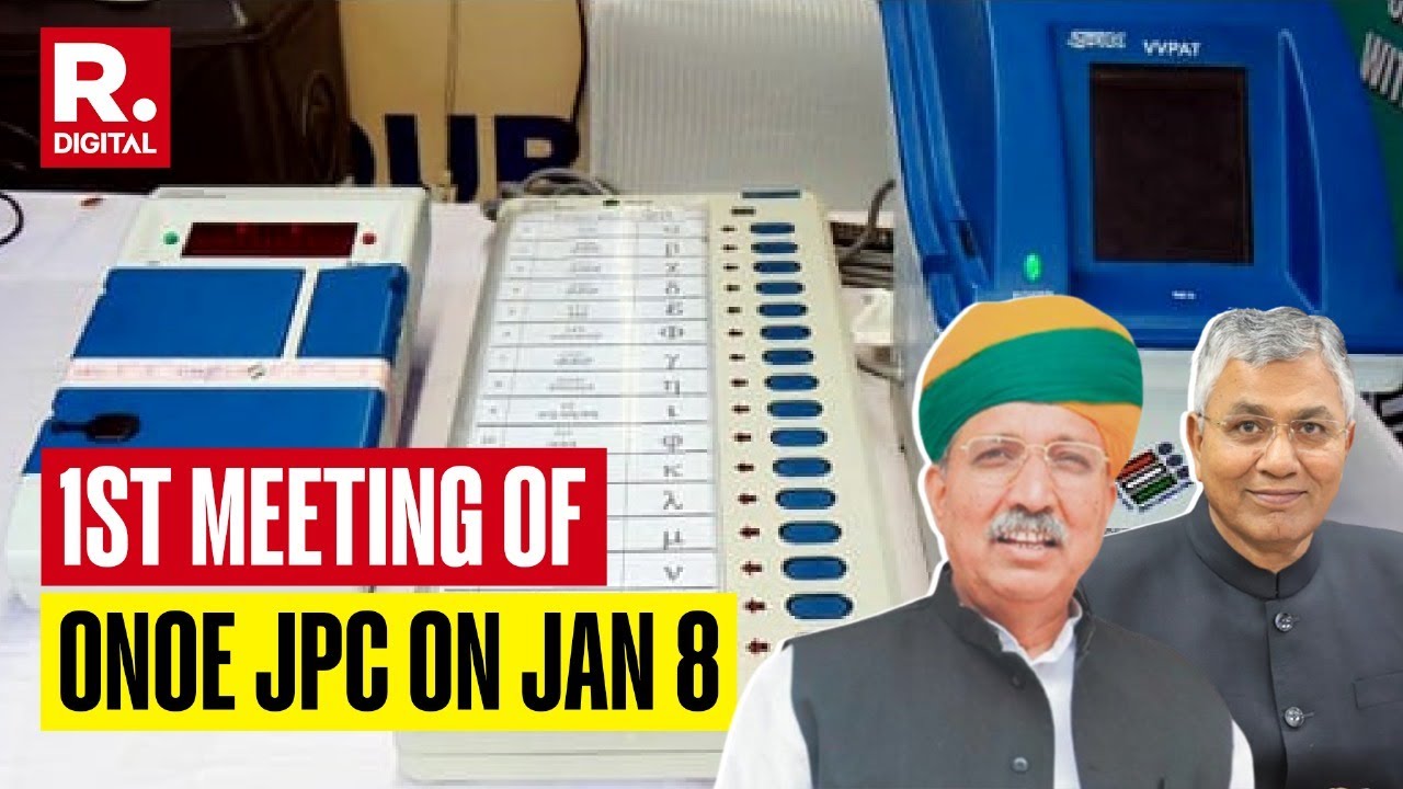 Law Ministry To Brief JPC On One Nation One Poll On Jan 8 - YouTube