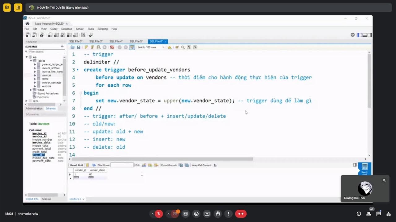 Procedure + Function + Trigger - YouTube