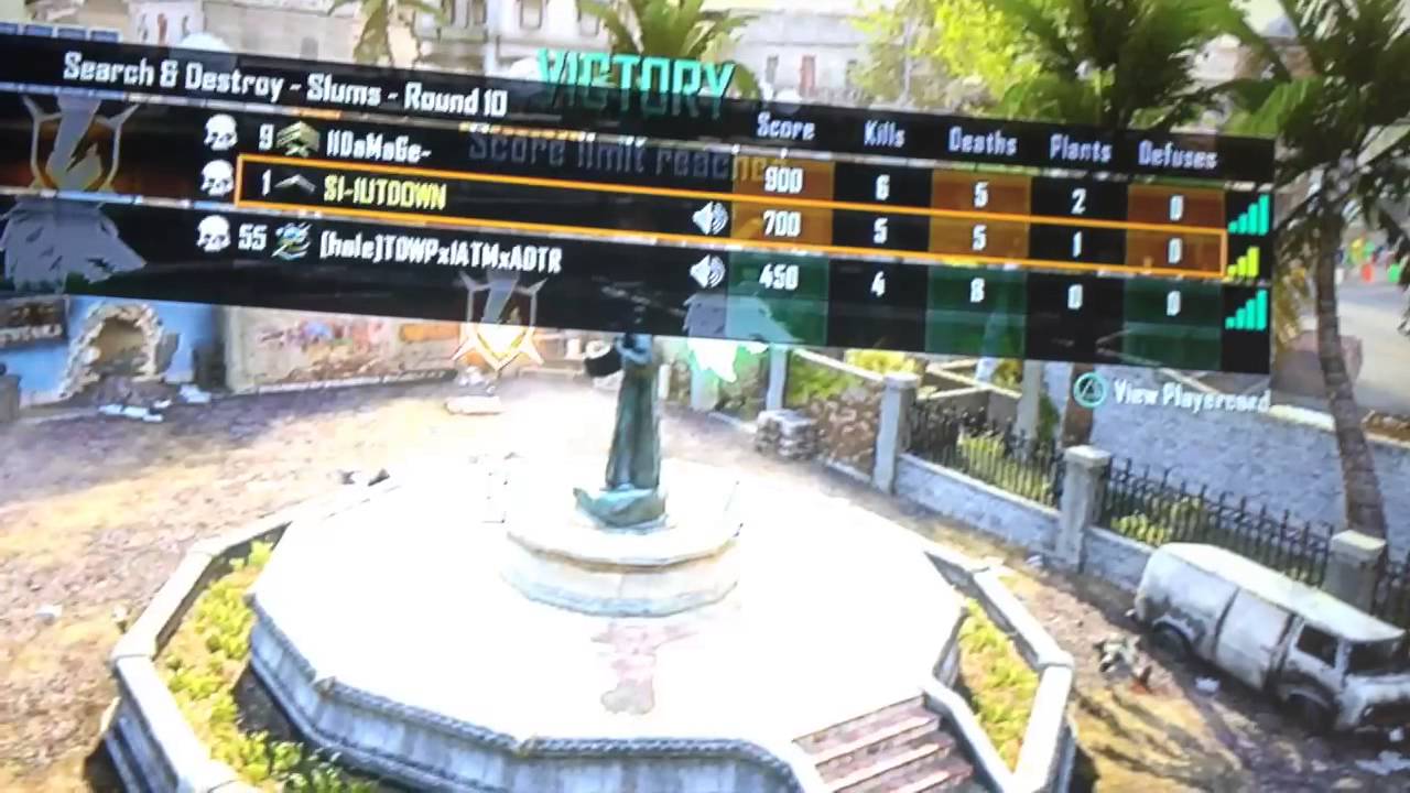 Us winning 2nd map Slums GG - YouTube