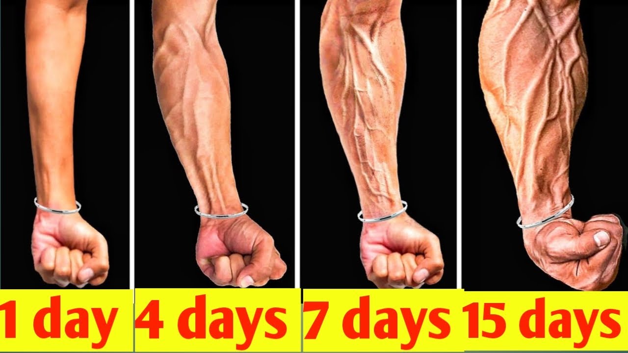 get veiny Forearms permanently / in less than 3 days at home / - YouTube