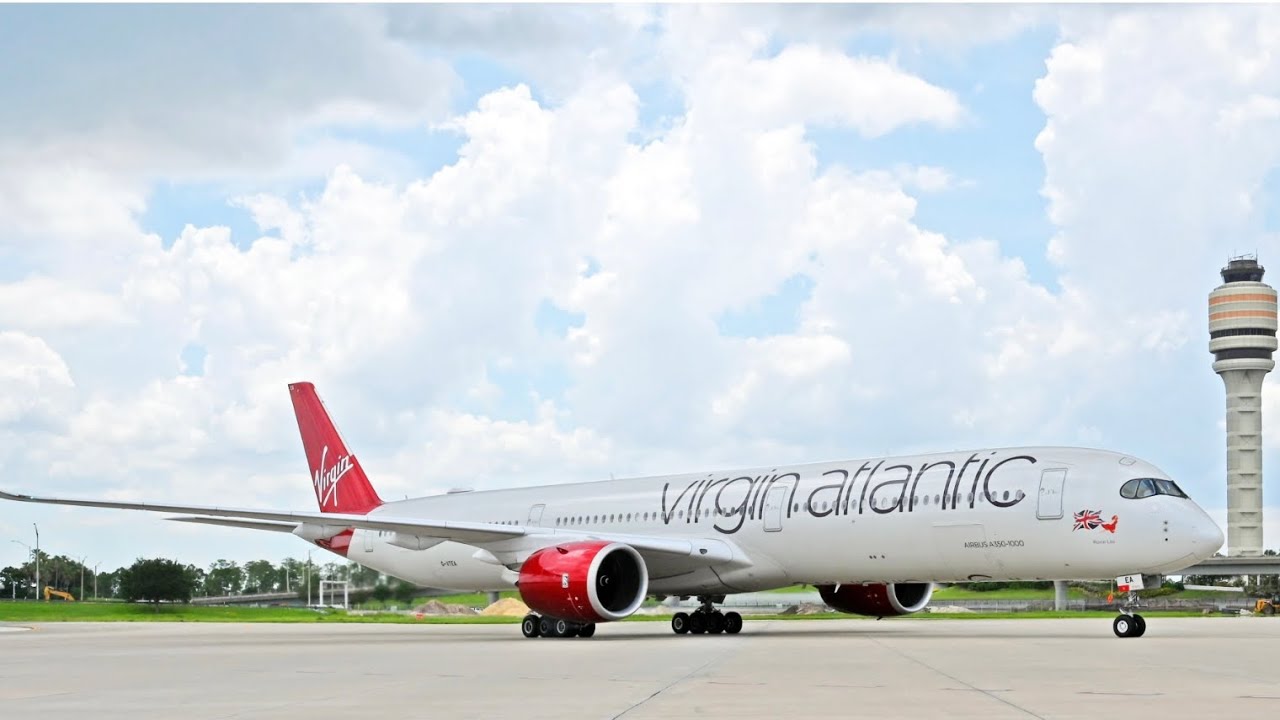 Departing MCO - VS136 G-VEVE - YouTube