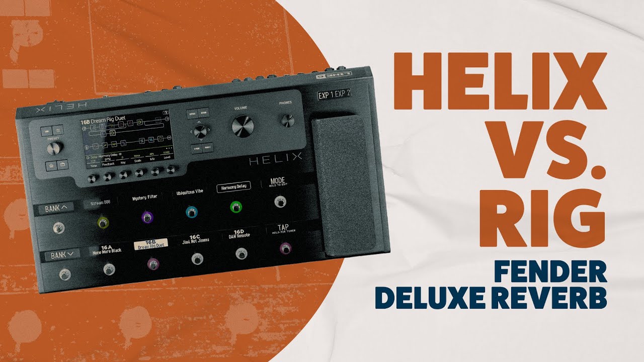 We put the LINE 6 HELIX up against one of the most iconic amps EVER 🎸🆚 ...