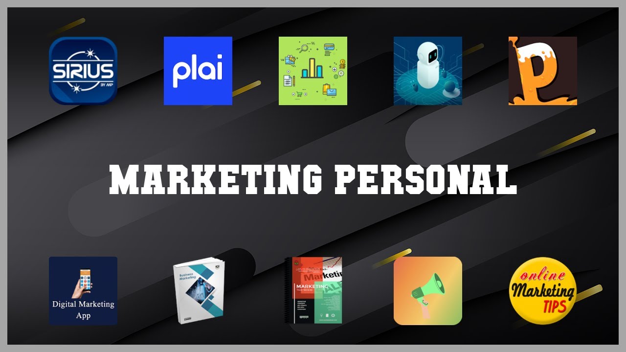 Best 10 Marketing Personal Android Apps - YouTube
