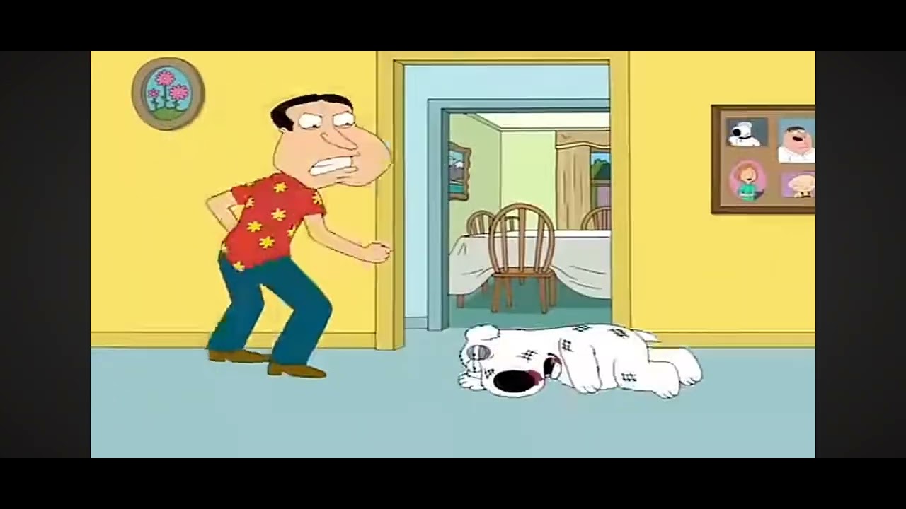 Brian Gets Beat up by Quagmire - YouTube
