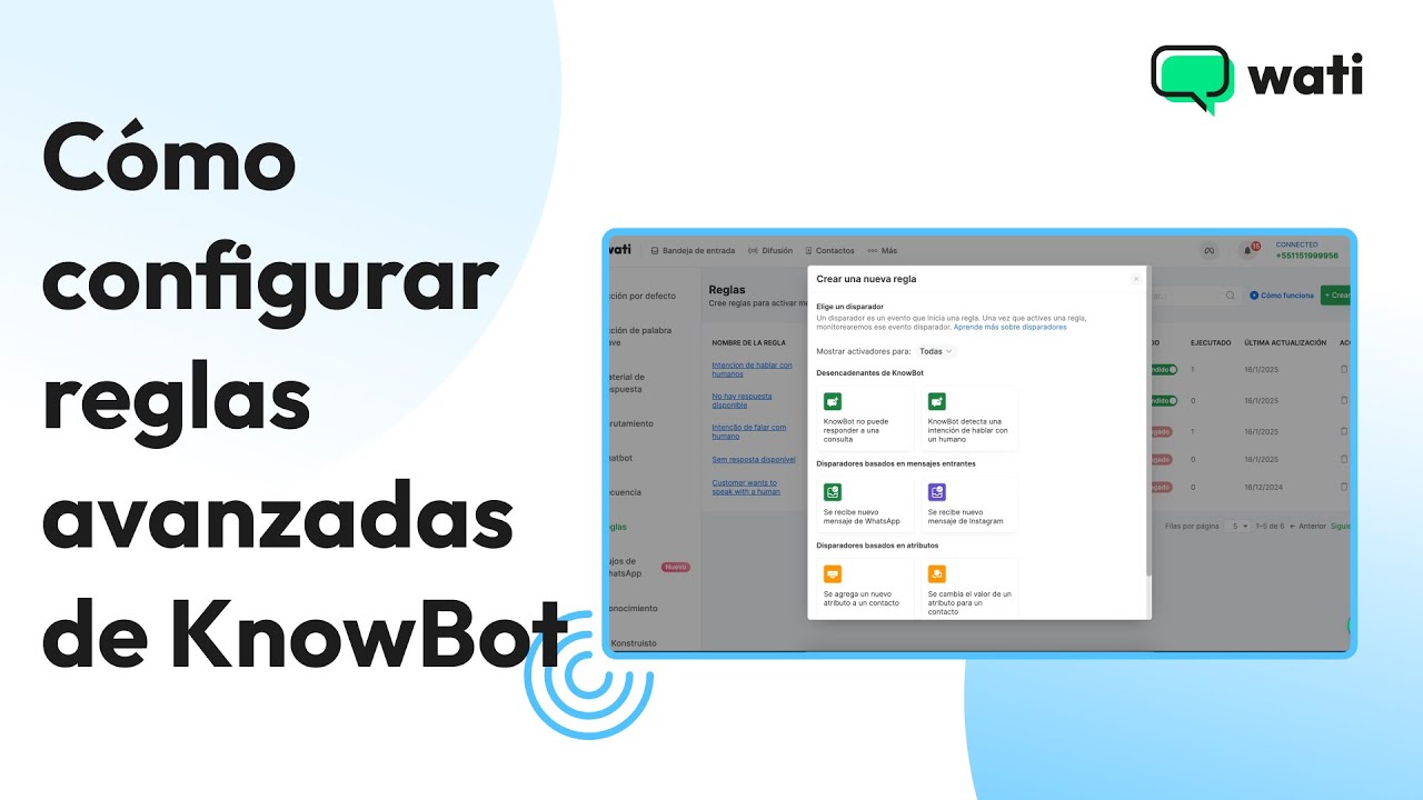 Cómo configurar reglas avanzadas de KnowBot - YouTube