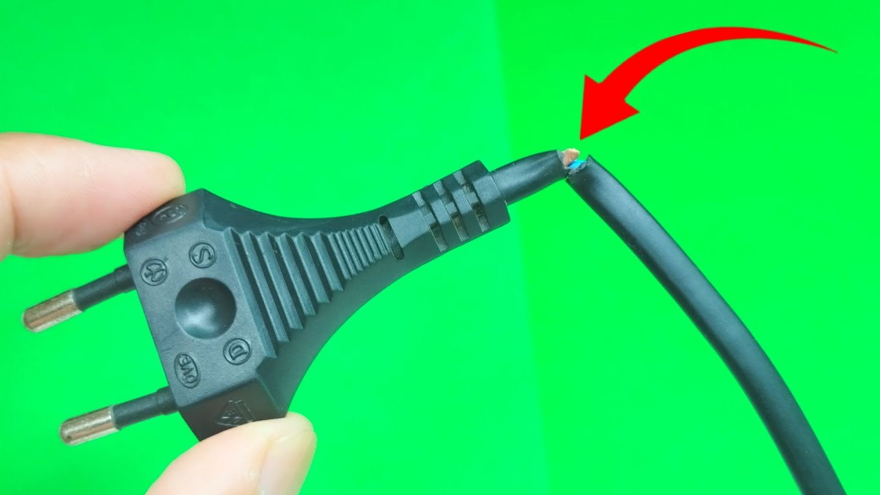 Few know this technique to fix a plug when it is broken - YouTube