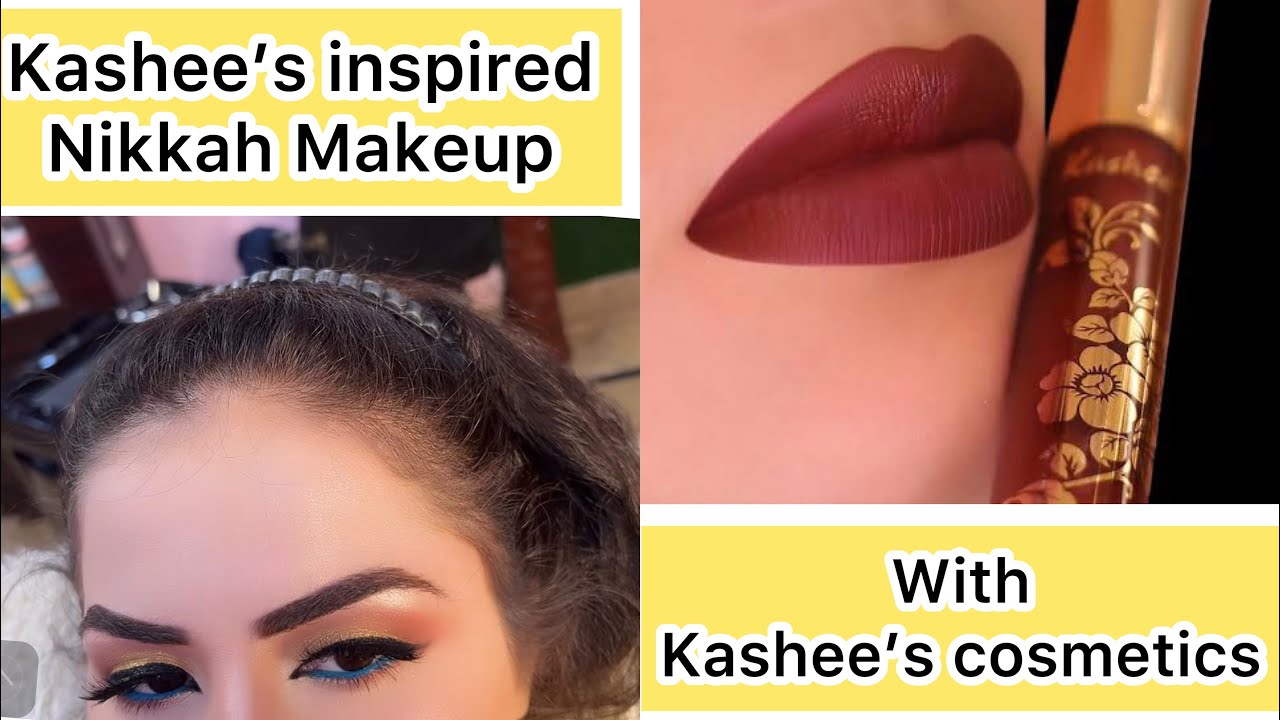 Kashee’s inspired Nikkah makeup look with kashee’s Cosmetics|Nikkah ...