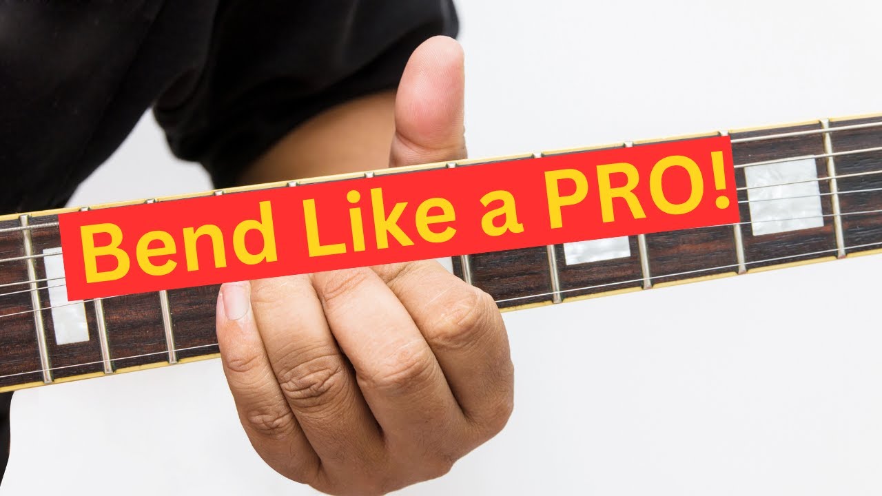 How To Bend Notes On The Guitar Correctly - YouTube