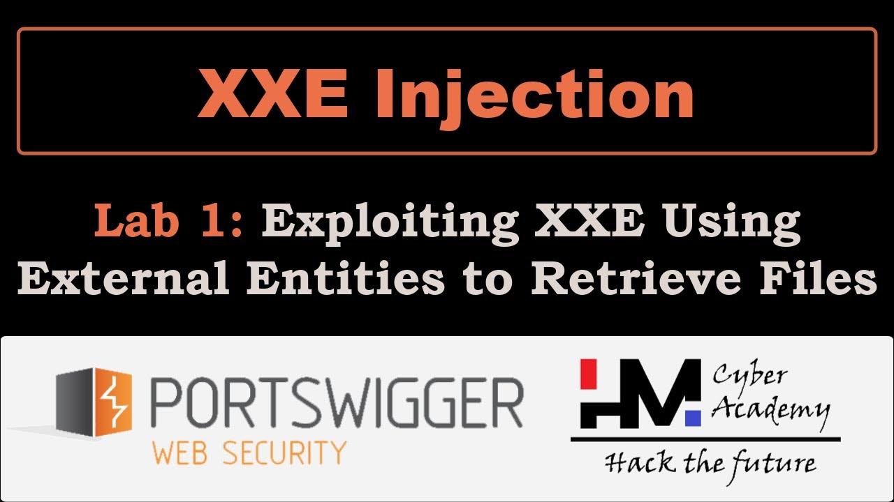 Xxe Injection 1 Exploiting Xxe Using External Entities To Retrieve Files Bugbounty Youtube