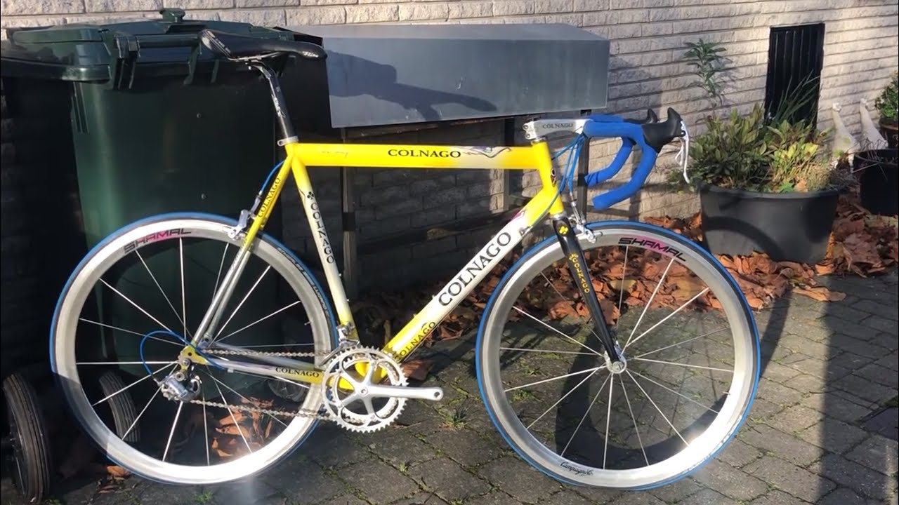 Vintage bike Colnago Titanio team Casino. - YouTube