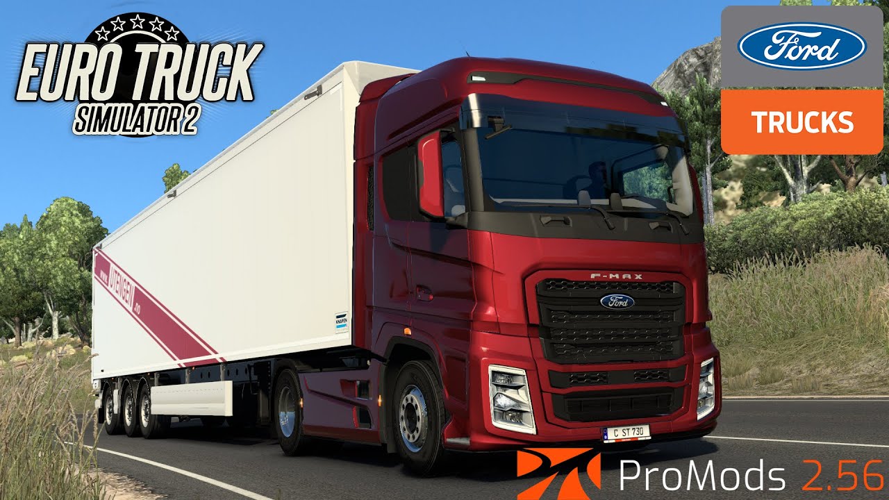 The first tour in a FORD Truck! | ETS2 1.41 | ProMods 2.56 | Ford F-MAX ...