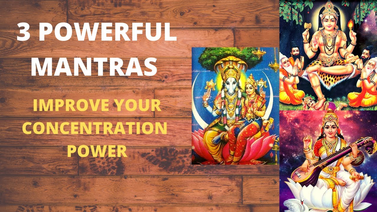 Mantras to Improve Concentration and Focus while studying | Most ...
