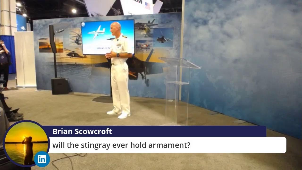 Live from Sea Air Space: Capt. Chad Reed, PMA-268 - YouTube