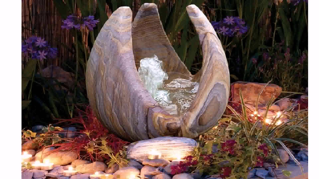 Japanese Style Garden Water Features - YouTube