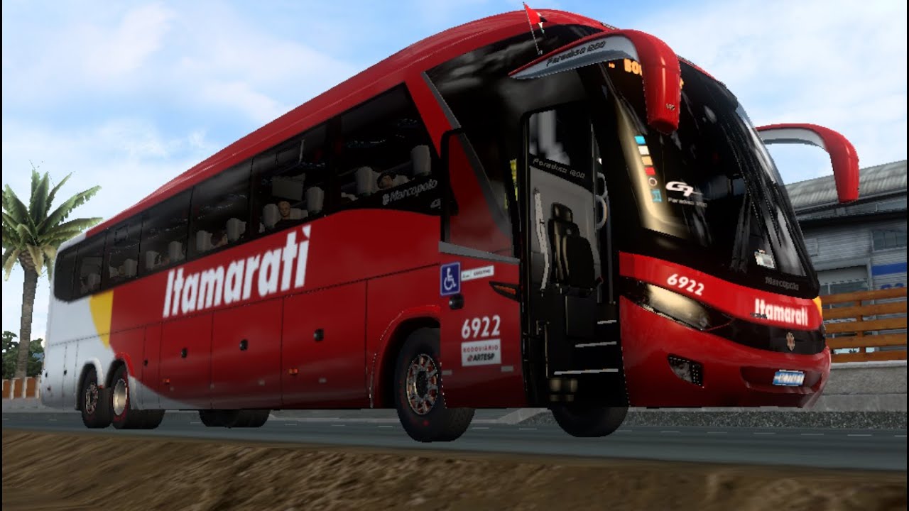 Euro Bus Simulator 2 | Traveling around the World | Mario Map 1.46.2 ...