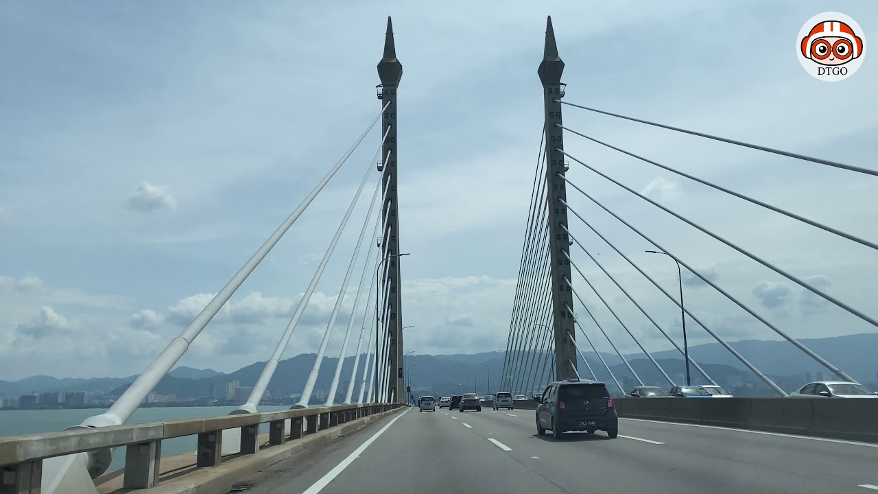 Penang Bridge Drive - Seberang Perai to Penang Island - Penang Malaysia ...