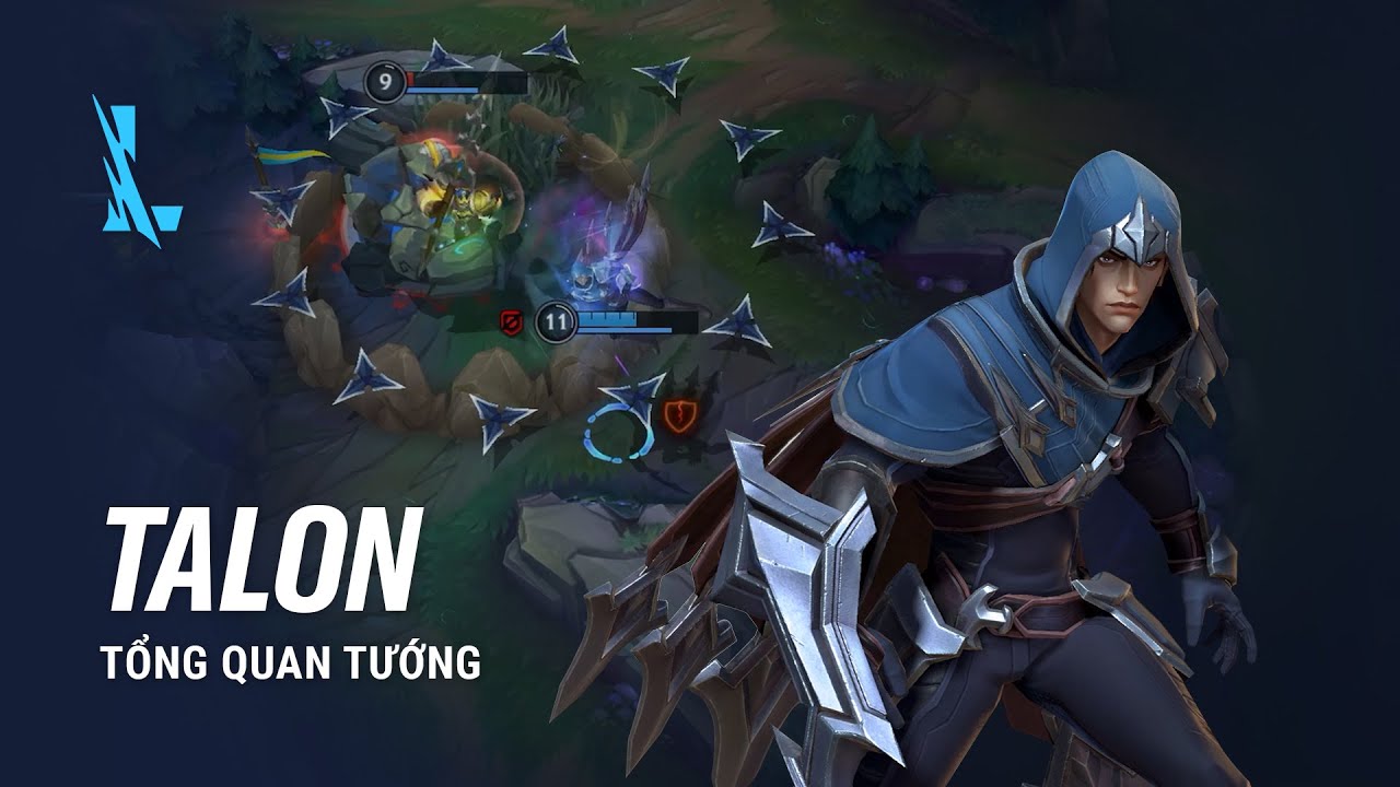 Tổng Quan Tướng Talon | Lối Chơi - Liên Minh Huyền Thoại: Tốc Chiến - YouTube